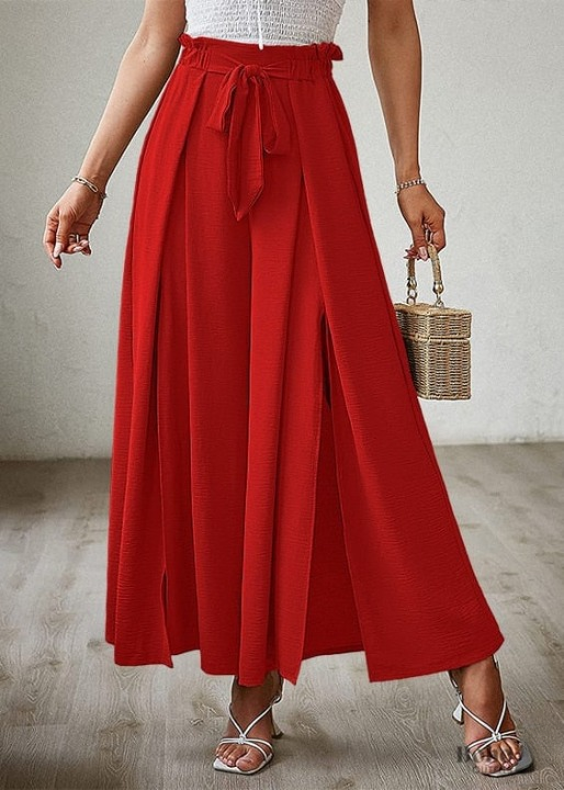 palazzo pants with split